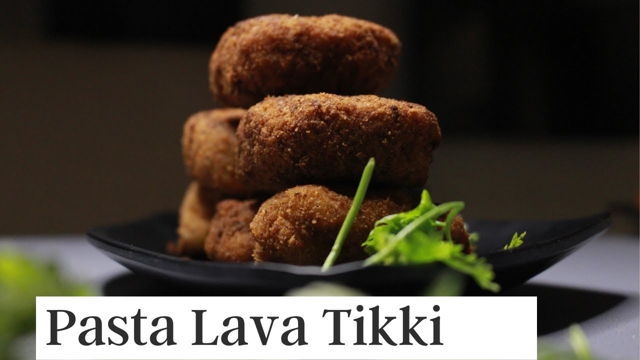 Pasta Lava Tikki | Macaroni Pasta | Macaroni Cheese Cutlet | Lava Pasta ...