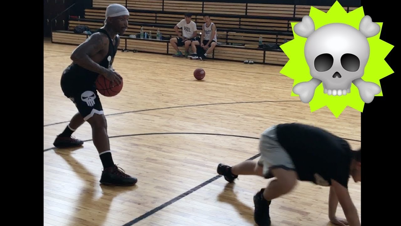 Bone Collector Ankle Breakers in Slow Motion vs Young Chinese Athletes ...