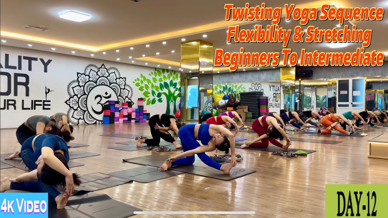 DAY-12 Twisting Yoga Sequence Flexibility & Stretching | Master Ranjeet Singh Bhatia | - YouTube