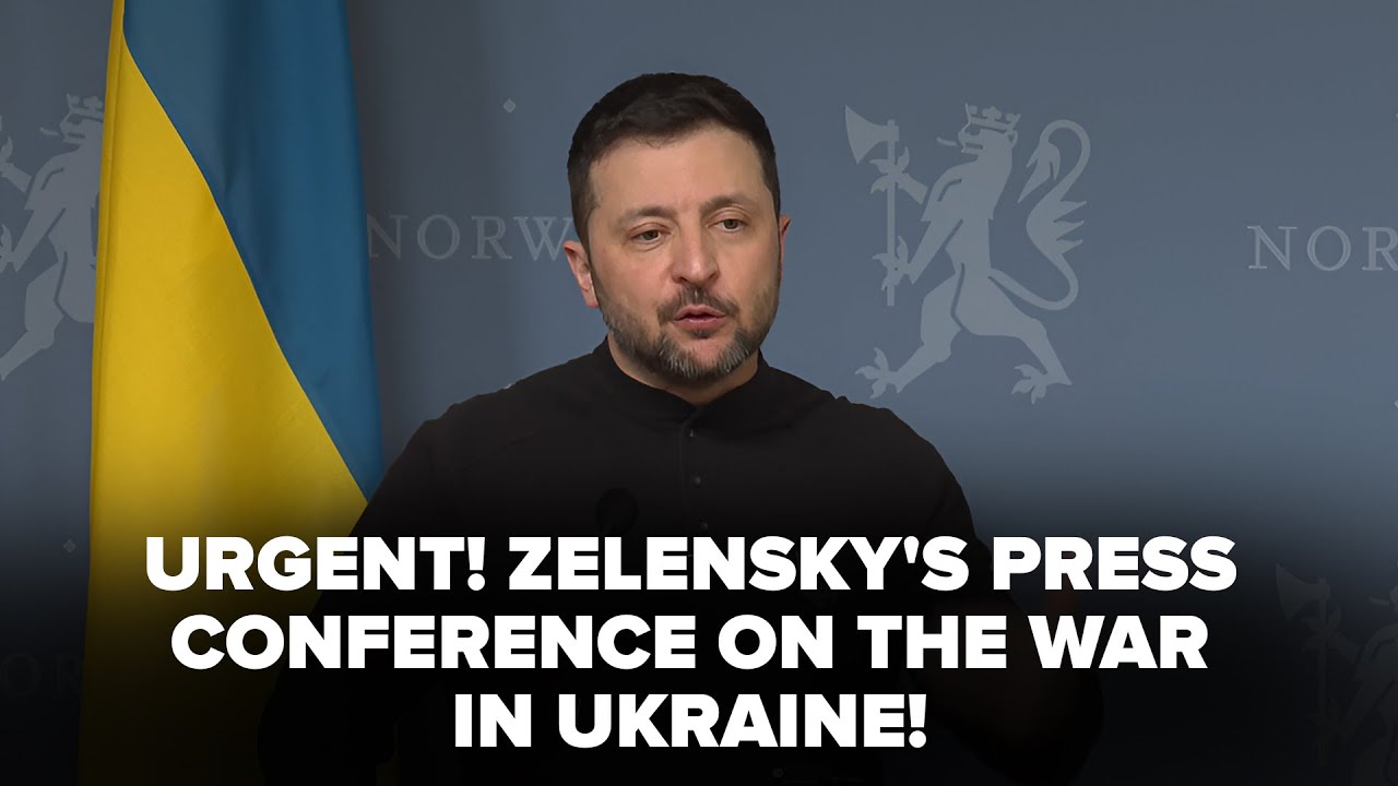 💥Full Zelensky Press Conference on the WAR in UKRAINE in Oslo SHOCKS ...