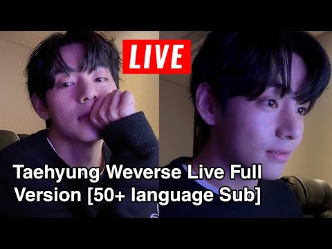 ⭐🔴 Kim Taehyung 태형 Goes Live! Full BTS V Weverse Live Subtitles, Taehyung Live Today Full