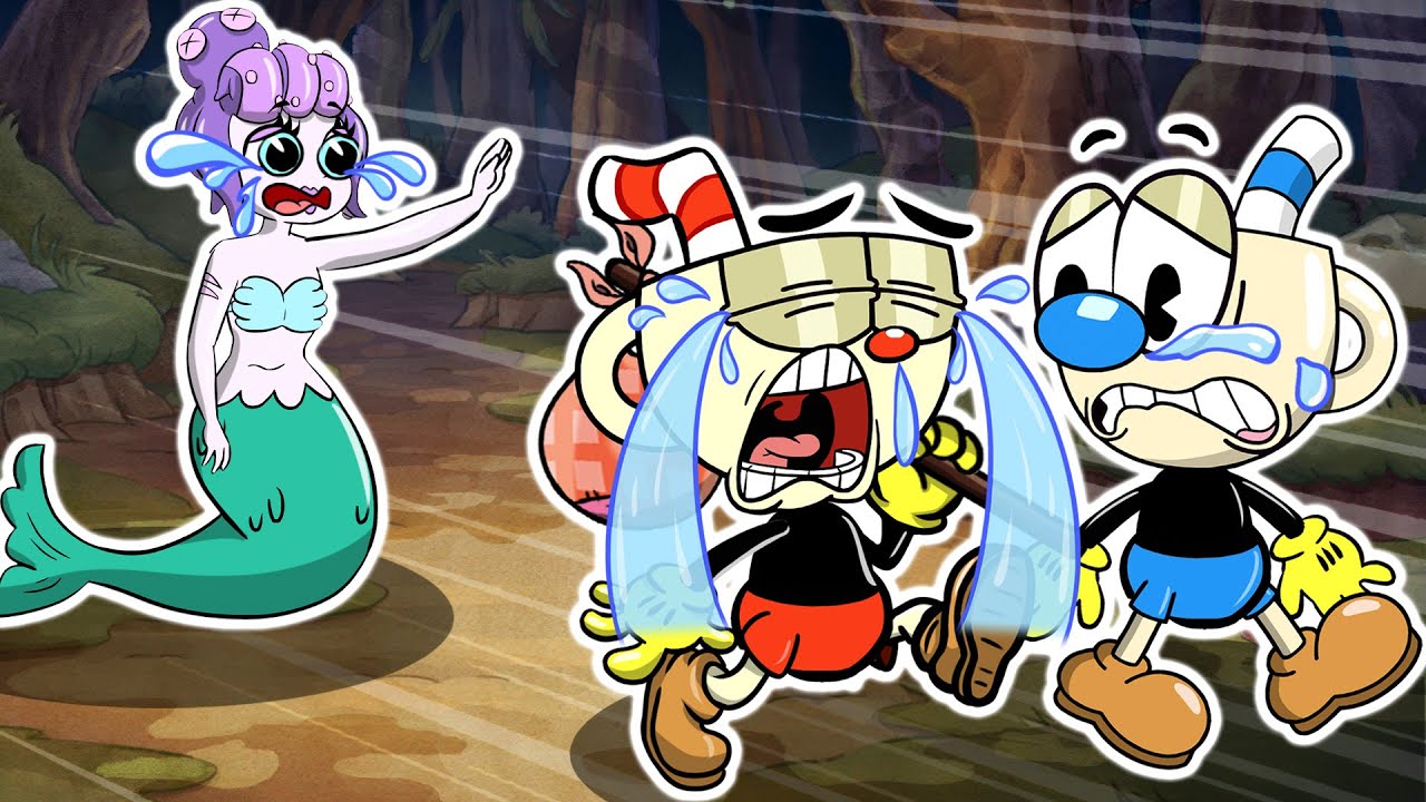 CUPHEAD MERMAID STORY - Cuphead Love Mermaid Chalice | Sad Story - The ...
