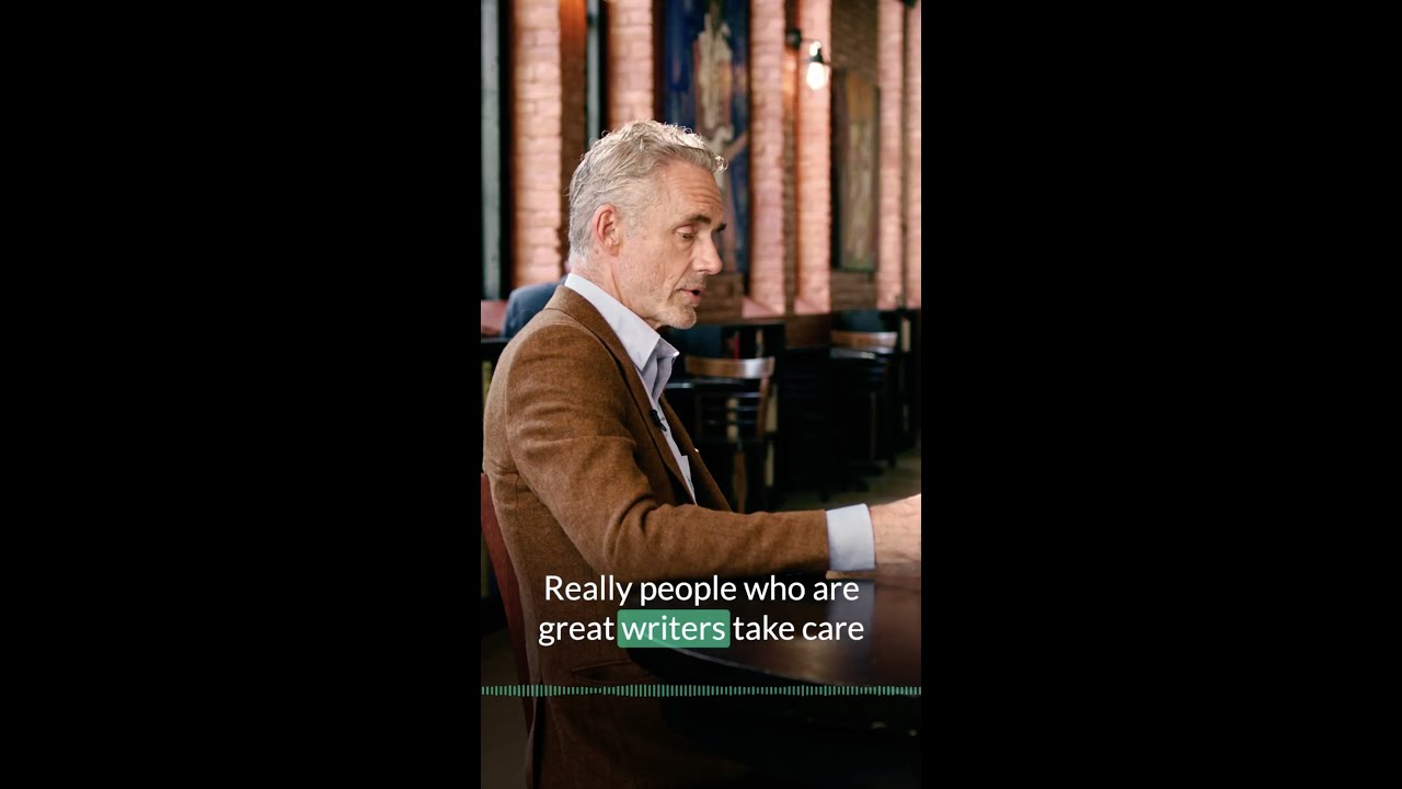 Dr. Jordan Peterson on simplifying your writing - YouTube