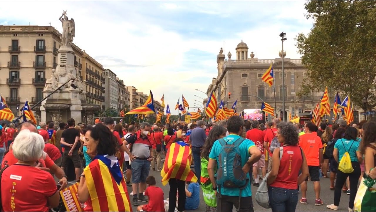 Diada de Catalunya 2021 - Catalonia Day - Manifestaciónes en Barcelona ...
