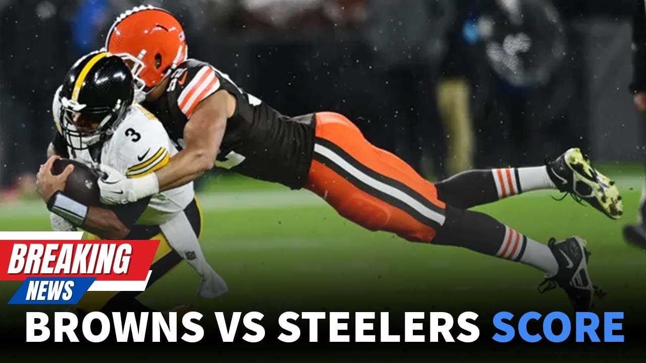 Browns vs Steelers score, results: Cleveland pulls off upset in snowy ...