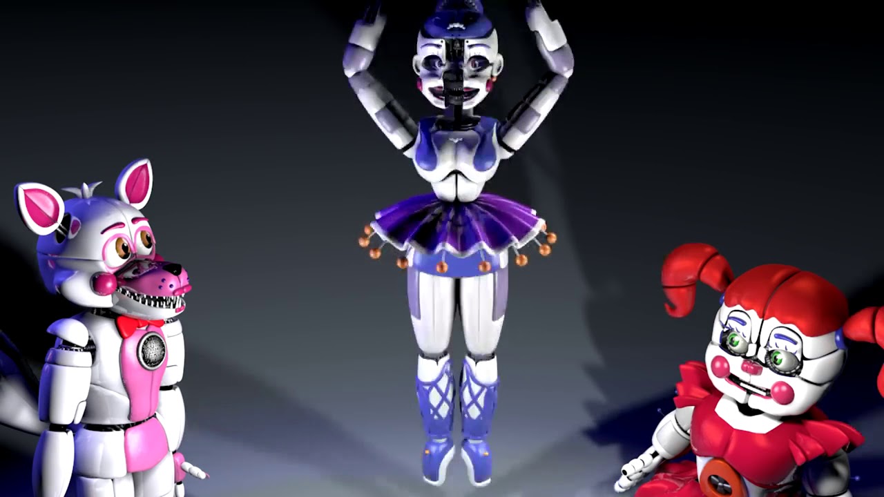 C4D FNAF ANIMATION YOU SPIN ME ROUND BALLORA Remake MEME - YouTube