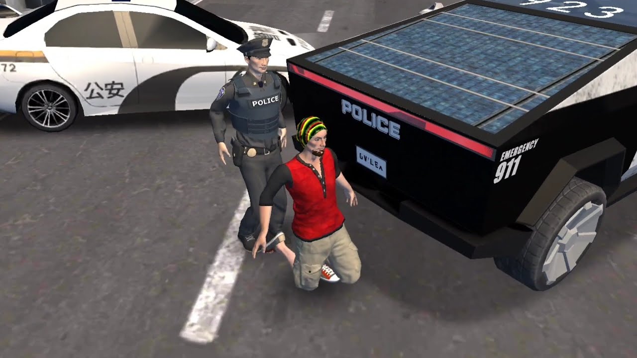 Police 🚔 Sim 2022 Cop Simulator Gameplay Ep97-Cyber Truck Strict ...