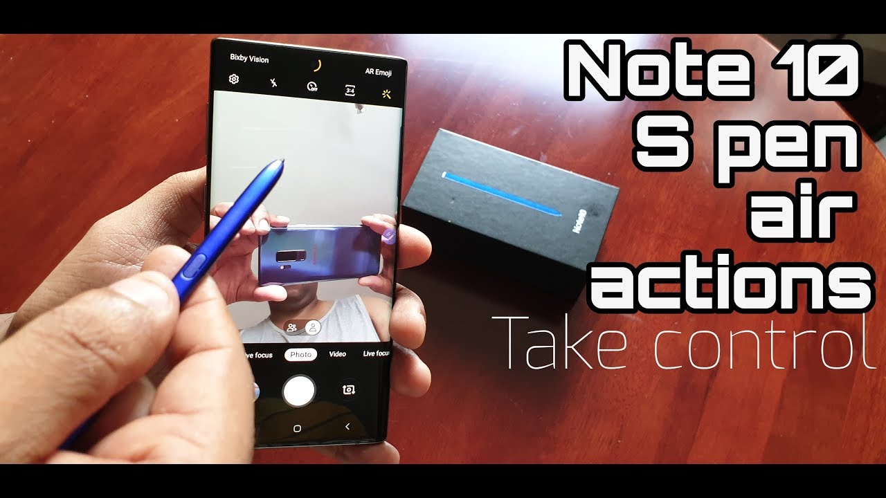 Samsung Galaxy Note 10 (NEW S Pen Air Actions Demo!!) Take Control ...