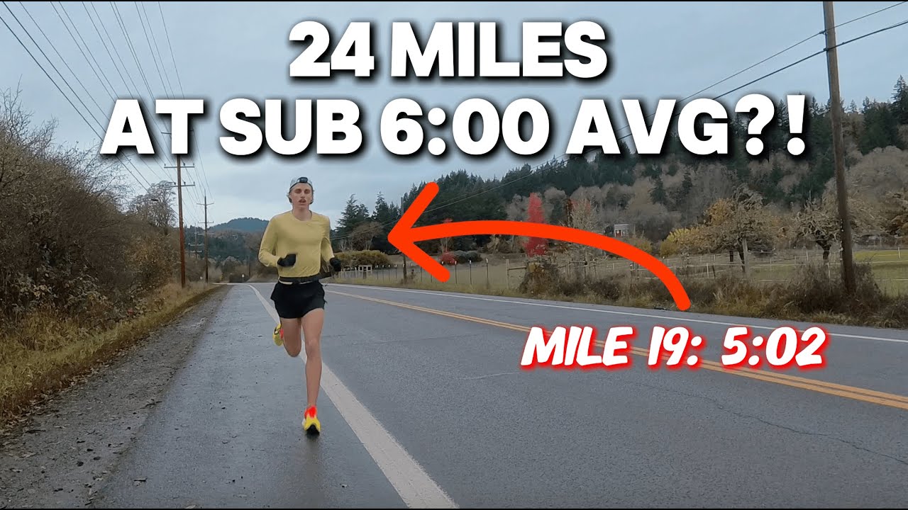 24 Mile Oregon Long Run - Peak sub 2:20 Marathon Workout - CIM Ep. 5 ...