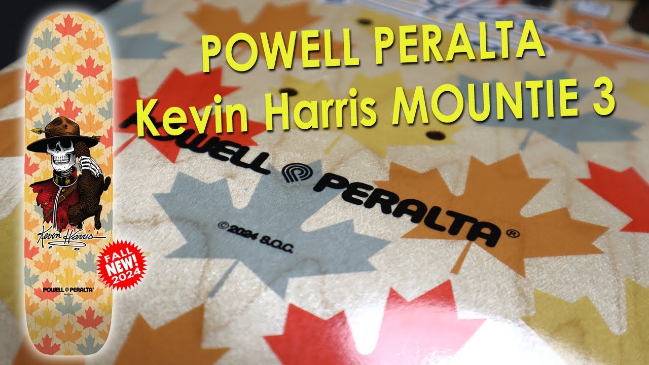 POWELL PERALTA Natural Kevin Harris MOUNTIE 3 7" x 26.6" (DECOMPOSED ...