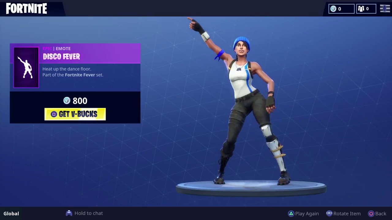 FORTNITE - UPDATED Disco Fever Dance/Emote 1 Hour Loop - YouTube