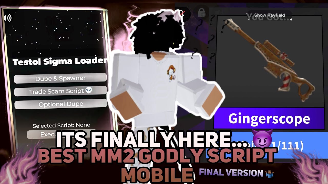Updated Mobile/PC MM2 Script: Dupe & Spawn Gingerscope (free pastebin ...