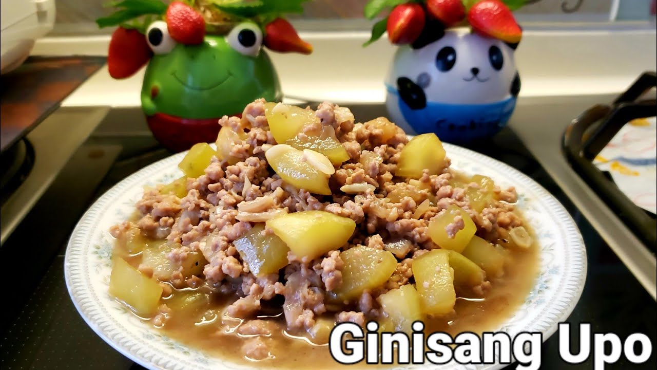 Easy recipe GINISANG UPO - YouTube