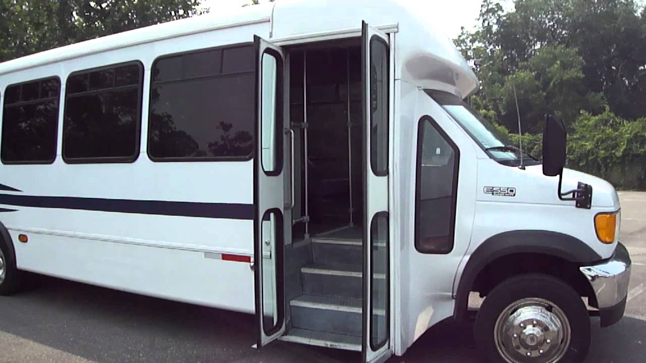 RCCS Stock # 3015 Used 32 passenger shuttle bus for sale - YouTube