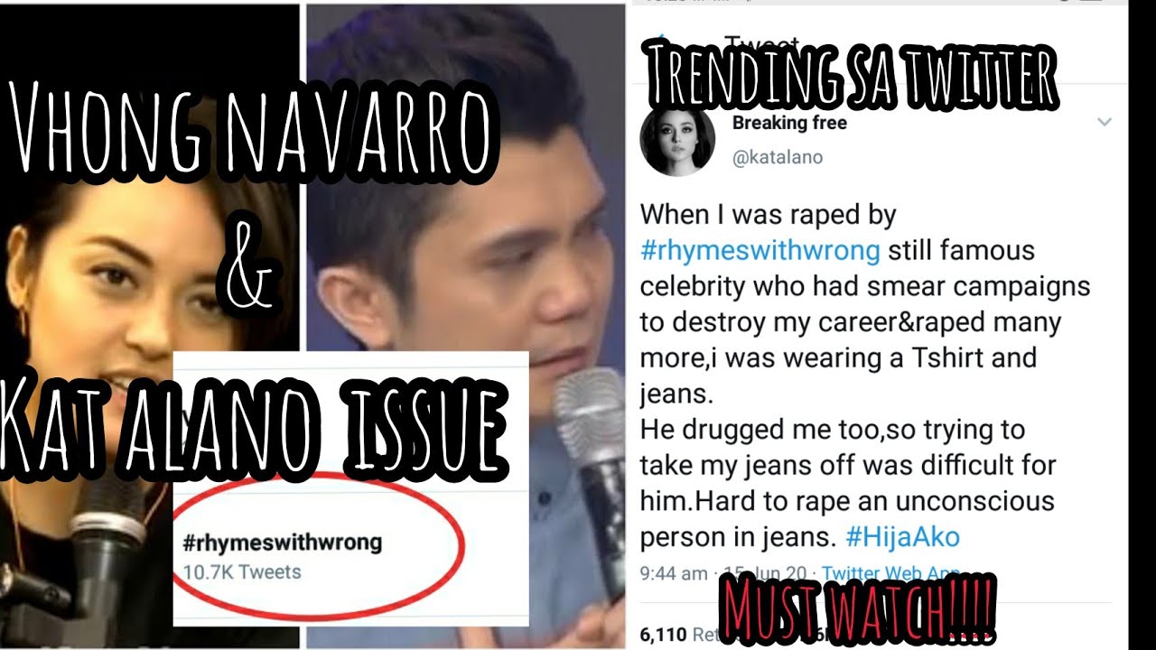 VHONG NAVARRO & KAT ALANO ISSUE|TRENDING SA TWITTER|Princes Ann Vlogs ...