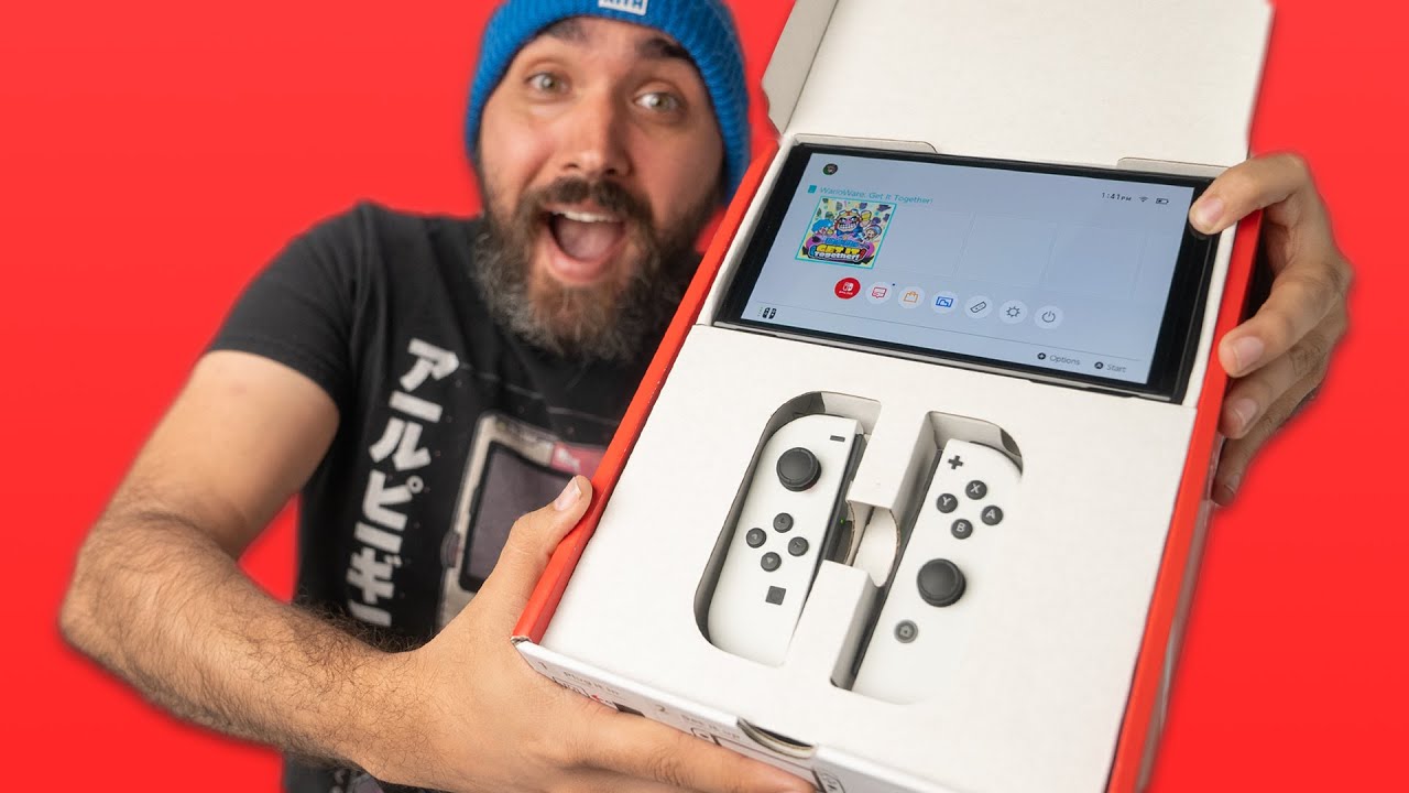 Nintendo Switch Oled Early Unboxing Youtube