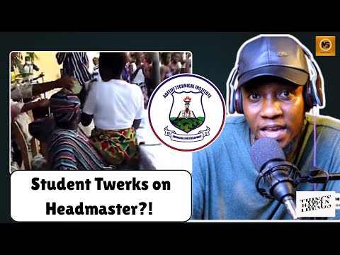 Abetifi SHS Student Causes Stir After Bold Dance on Headmaster’s lap… Netizens are reacting 😱
