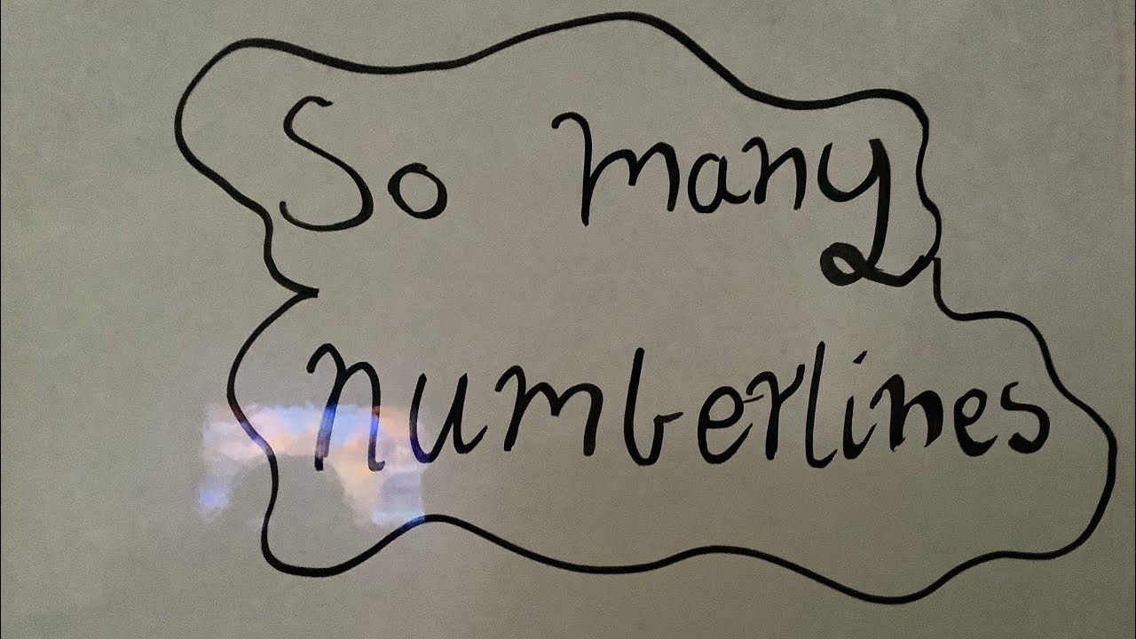 So many number lines - YouTube