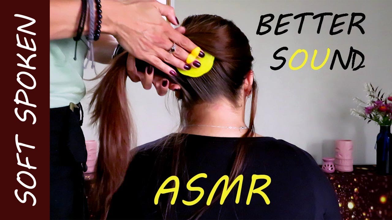 Asmr Relaxing Hair Brushing Play Neck Massage Gentle Soft