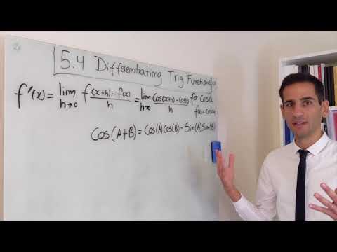 5.4.1 - Differentiating cos(x) from first principles (featuring new ...