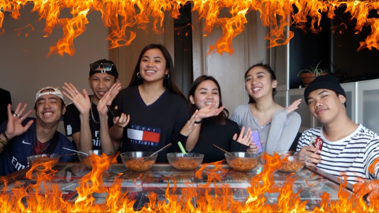 (REALLY HOT) *impossible* SPICY CHALLENGE | with friends - YouTube