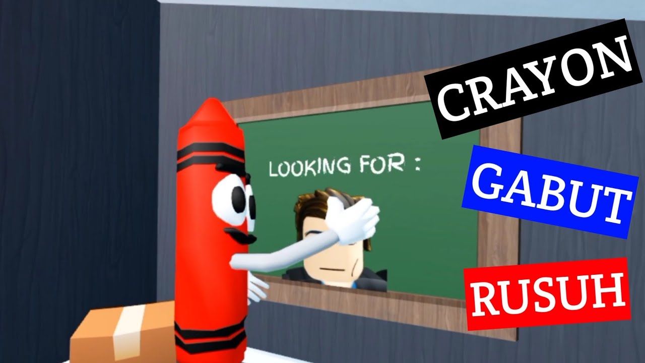 ROBLOX CRAYON RUSUH ABIS Bareng BOCIL JAMAN NOW !!! - Crazy Crayons ...