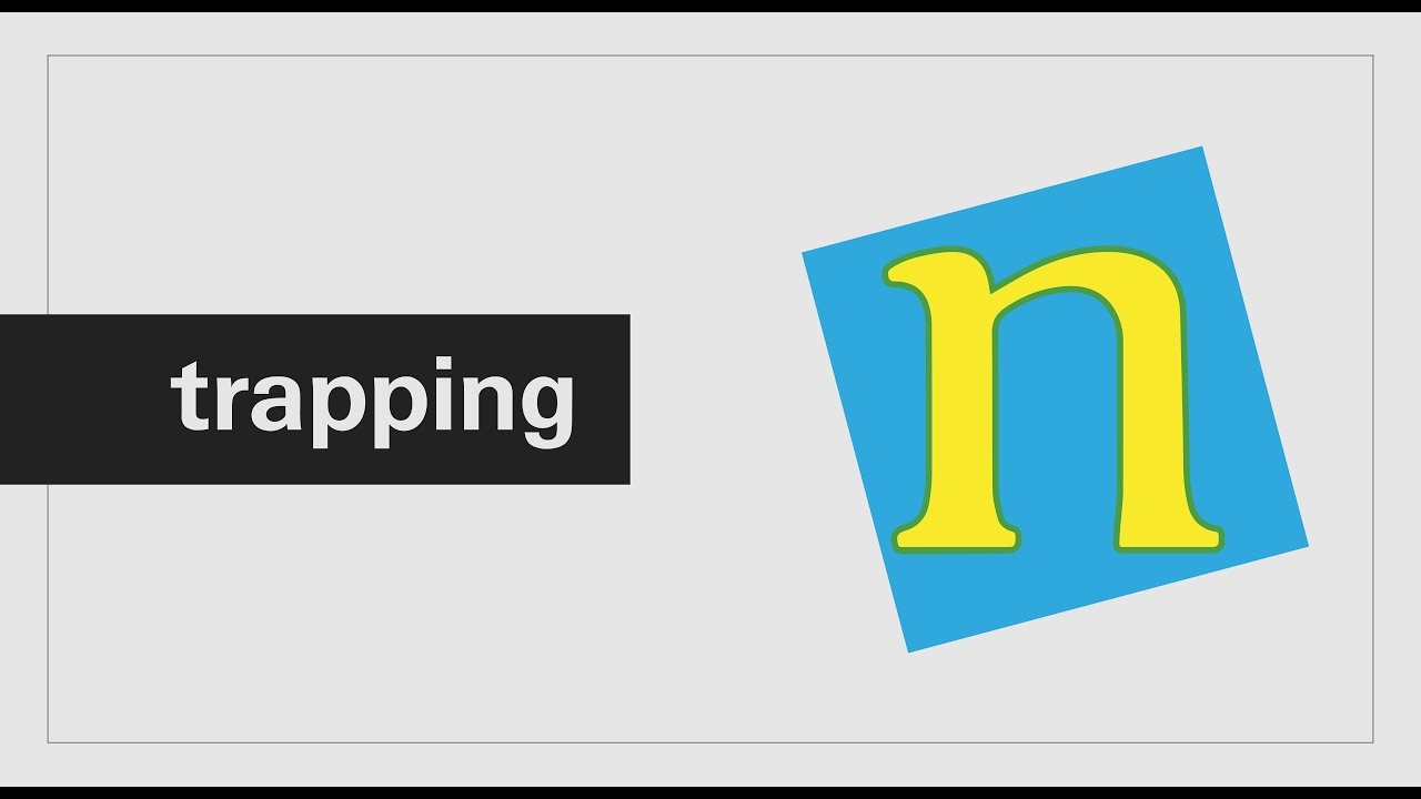 Preimpresión: Trapping, reserva y sobreimpresión en Illustrator. - YouTube