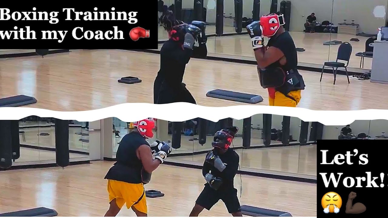 Boxing Training Vlog w/ My Coach! - YouTube