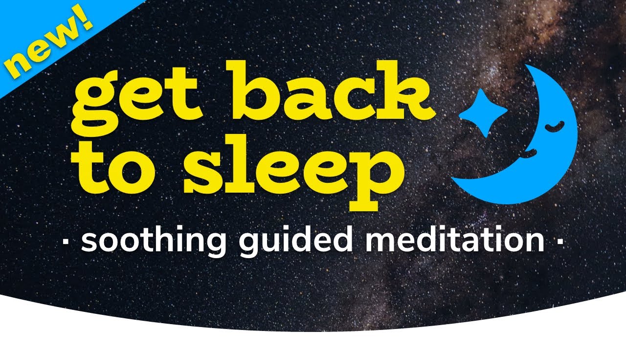 Help me Get Back to Sleep Meditation [FALL ASLEEP FAST] 💙 Guided ...