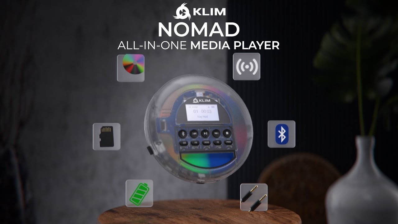 Revolutionize Your Audio with Nomad Transparent | Portable CD Player ...