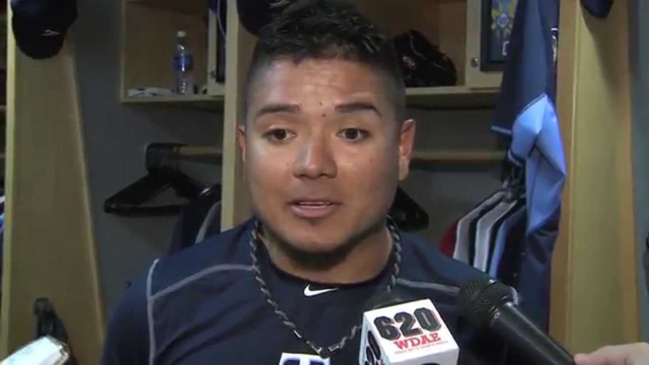 Erasmo Ramirez All Smiles After Debut With Rays - YouTube