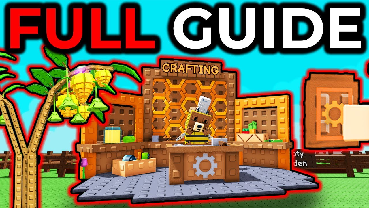 FULL GUIDE to WORKING BEE & CRAFTING UPDATE! (Grow a Garden) - YouTube