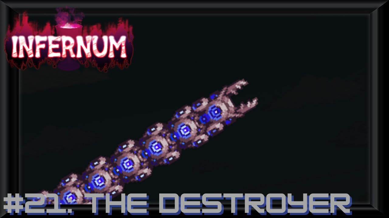 Terraria Calamity Mod Infernum Mode no-hit #21: The Destroyer - YouTube
