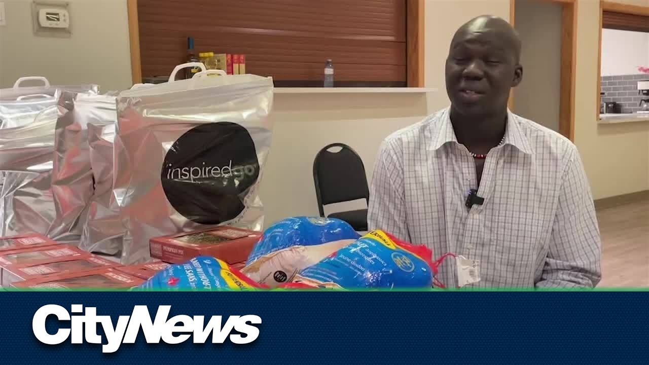 Affording Thanksgiving: How some Calgarians are stepping up - YouTube