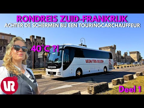 🚍 OP NAAR ZUID-FRANKRIJK 🇫🇷 🌿 1350 KM DOOR DE BRANDENDE HITTE 🌡️ ☀️ TOURINGCARCHAUFFEUR VLOG #60