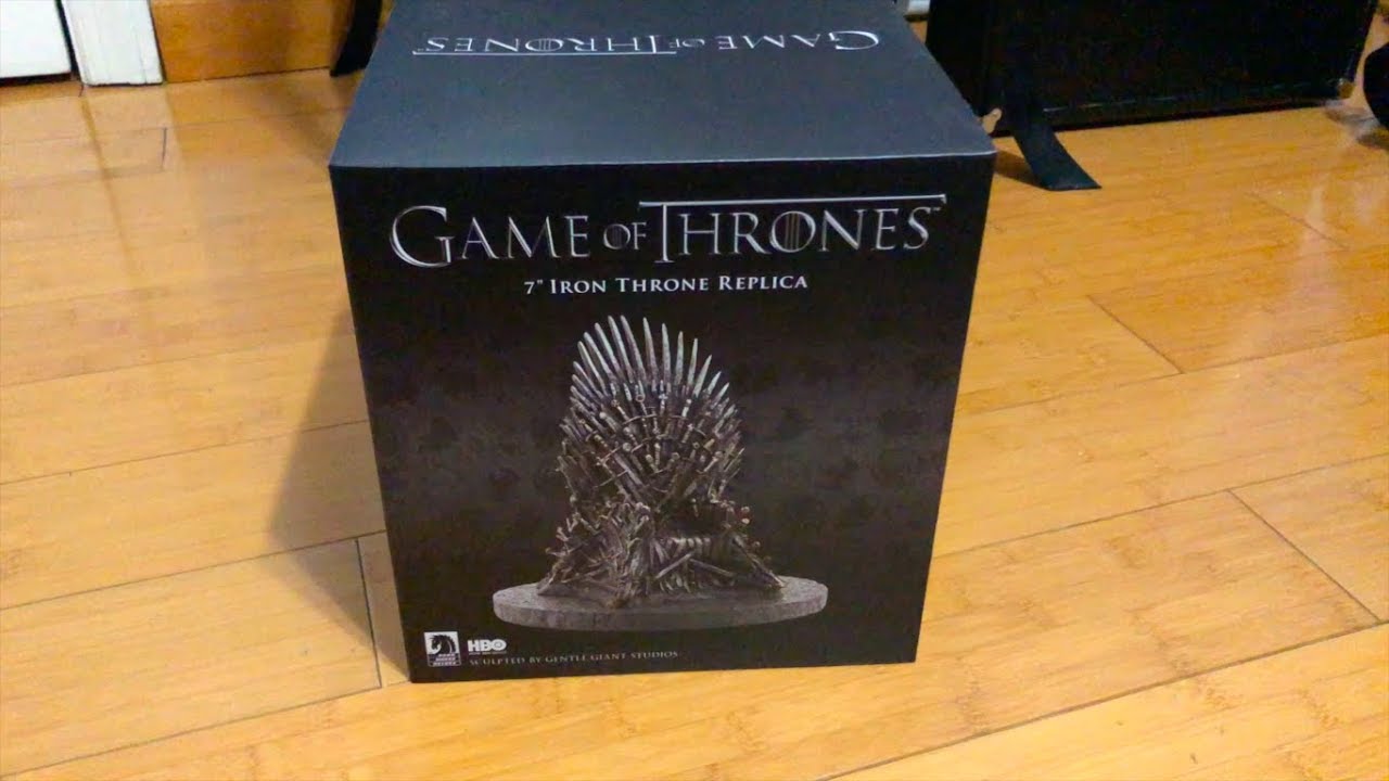 GAME OF THRONES - Iron Throne 7 inch Replica - YouTube