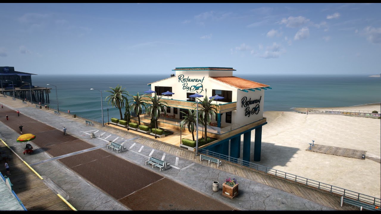 FIVEM GTA V MLO - Restaurant Pier - Hydrus - YouTube