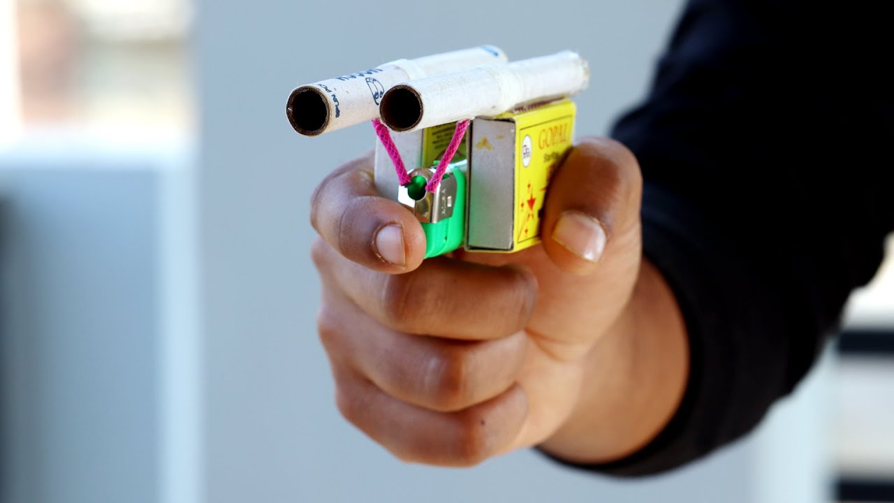 How To Make Matchbox Powerful Fire 🔥 Gun | Satish Tech - YouTube