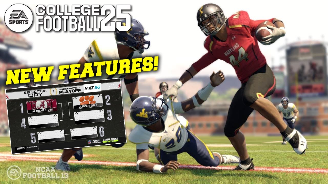 All the New Features in College Football 25 that were Not in NCAA 14 ...