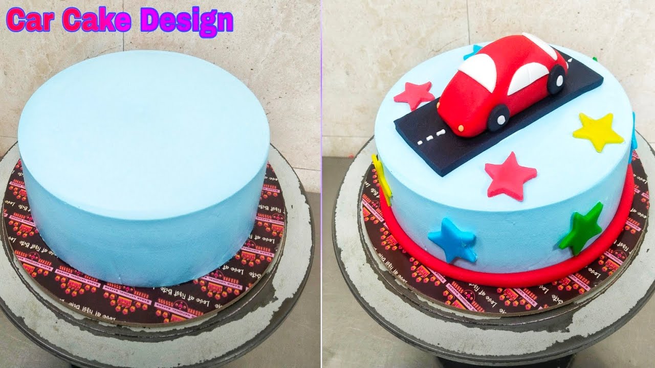 Car Cake Design | Car Theme Cake Design | New Car Cake Design |VIKRAM ...