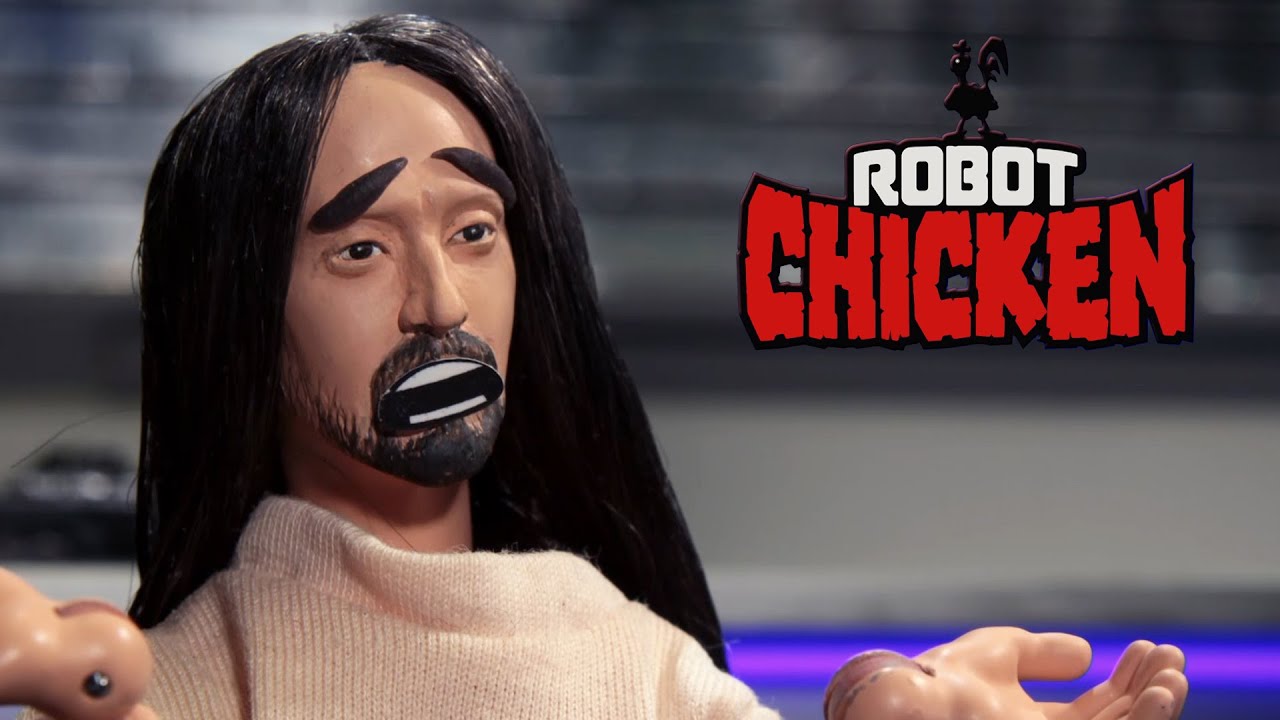 Robot Chicken | Steve Aoki: Cake Pitcher | Adult Swim UK 🇬🇧 - YouTube