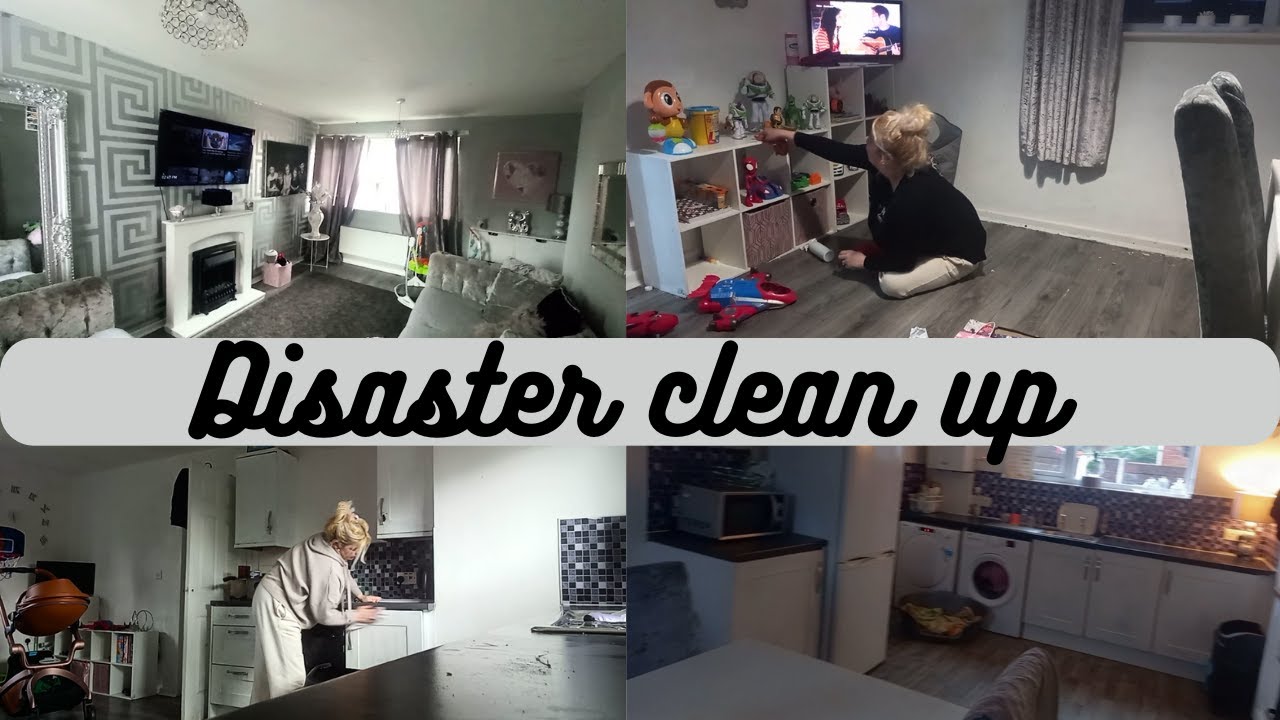 HUGE DISASTER CLEAN UP.. - YouTube