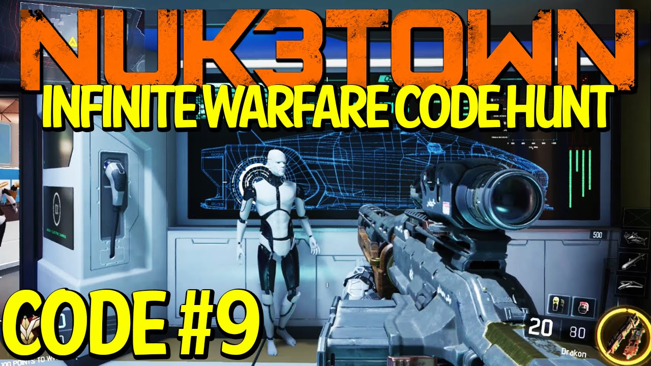 Infinite Warfare - Nuketown Code Hunt Step #9 - CAR GARAGE (COD IW ...