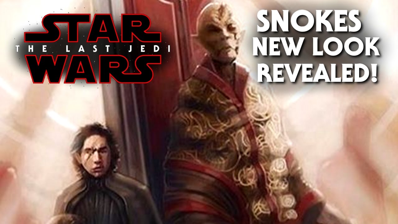 Star Wars The Last Jedi Snoke's New Look! Details Revealed - YouTube