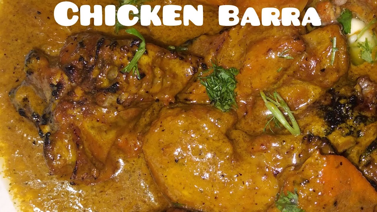 Super delicious 😋 chicken Barra recipie #chicken barra with gravy ...