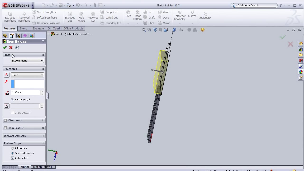 solidworks p tutorial 52 transistor modelling - YouTube
