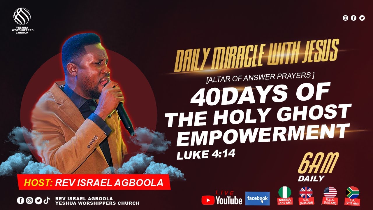 DAILY MIRACLES WITH JESUS [THE ALTAR OF ANSWERED PRAYERS]40DAYS OF THE ...