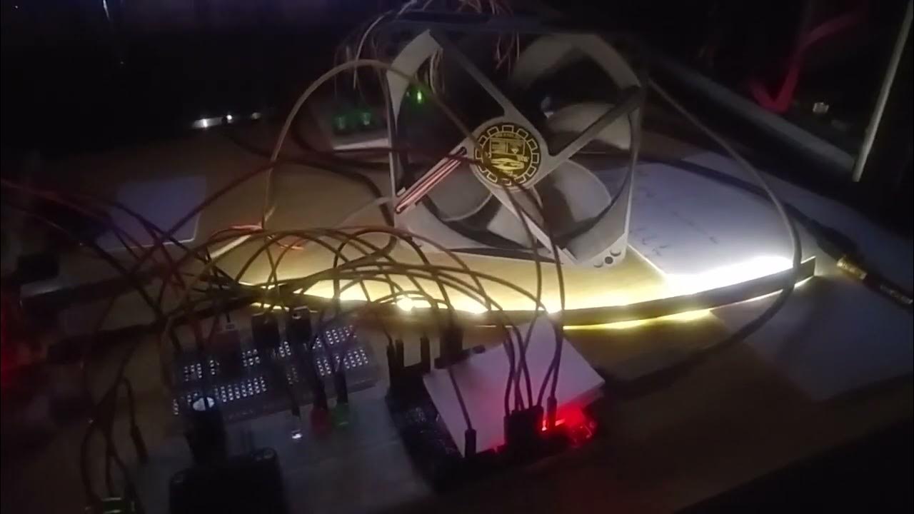 Stroboscope Ruban LED + Ventilateur 12V v1.0 - Carte Arduino UNO - YouTube