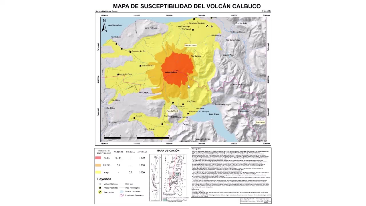 Mapa de susceptibilidad del Volcán Calbuco - YouTube