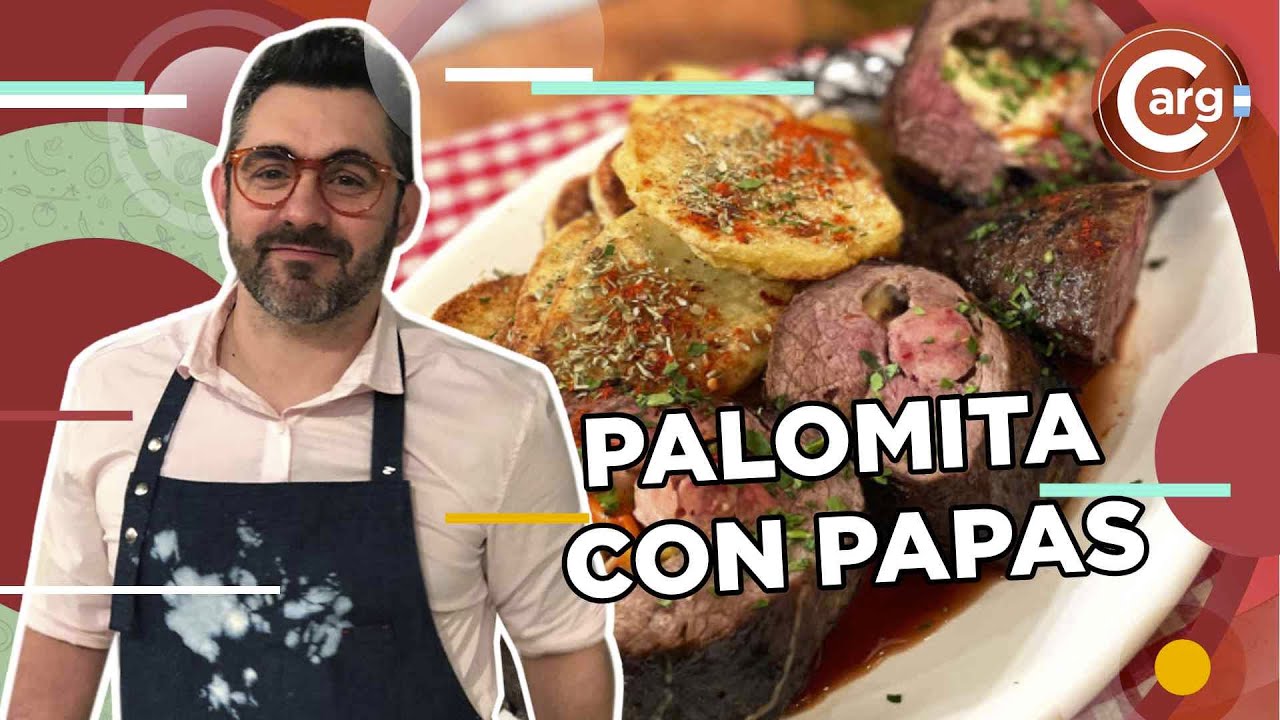 PALOMITA RELLENA CON PAPAS AL HORNO - YouTube